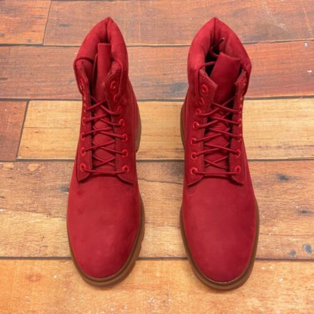 Timberland Men's Classic 6 Inch Dark Red Nubuck Water… - Gem